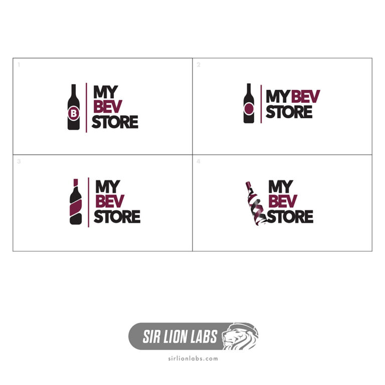 My Bev Store Logo | Sir Lion Labs